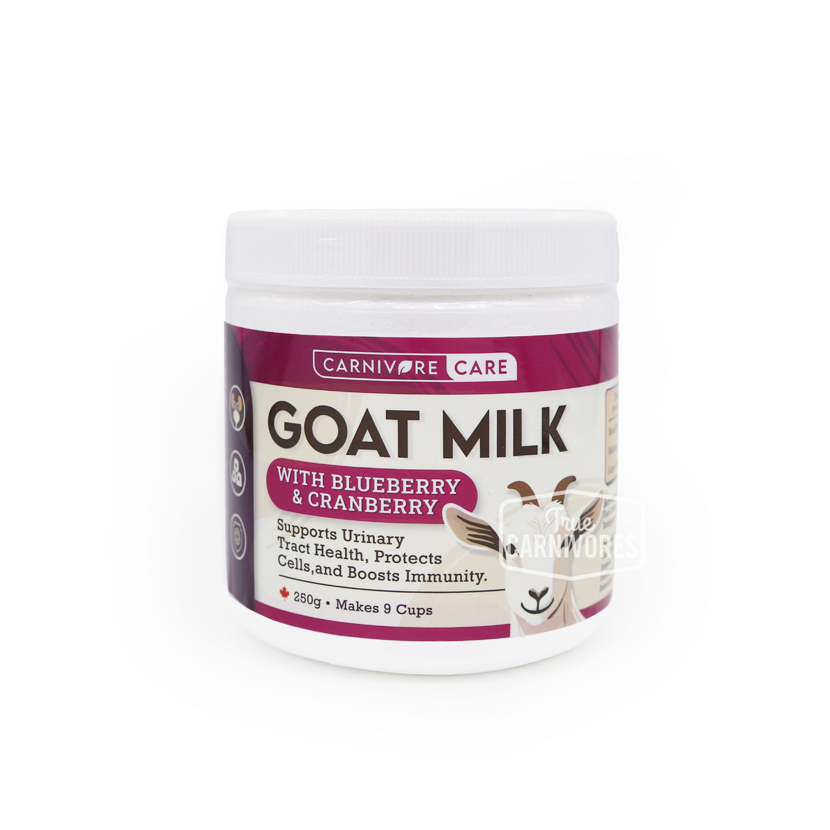 Carnivore Care Goat Milk Booster with Blueberry and Cranberry – True ...