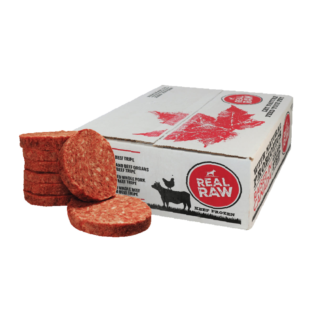 Real Raw Bison with Grass-Fed Tripe Dog Food – True Carnivores