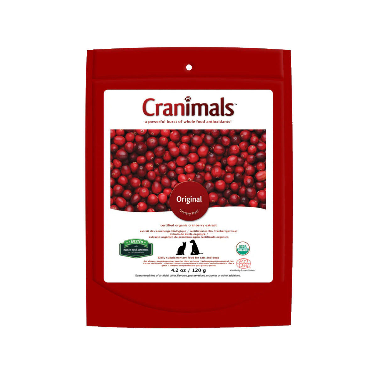 Cranimals Original Organic Cranberry Powder for Pets – True Carnivores