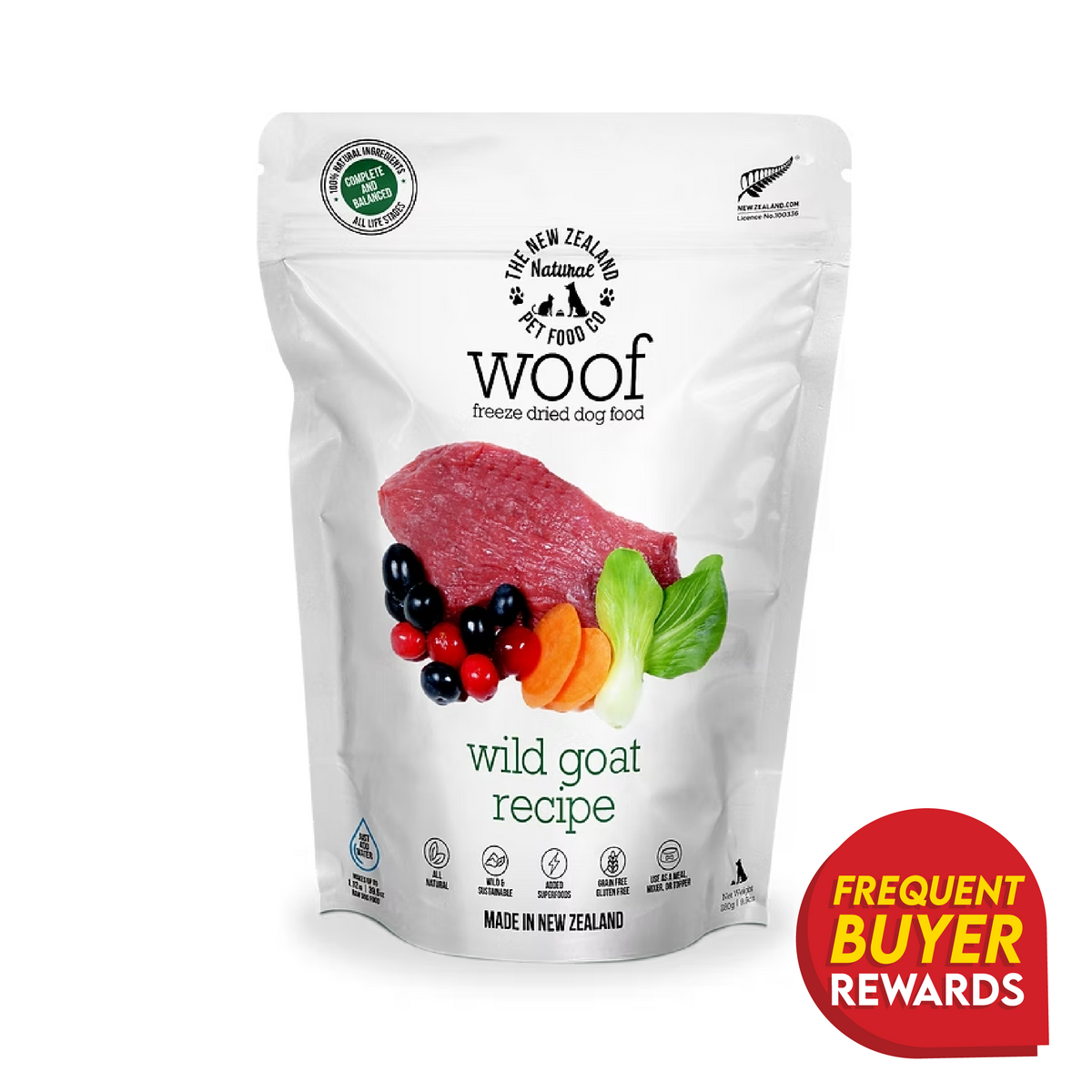 Woof Wild Goat 1kg – True Carnivores